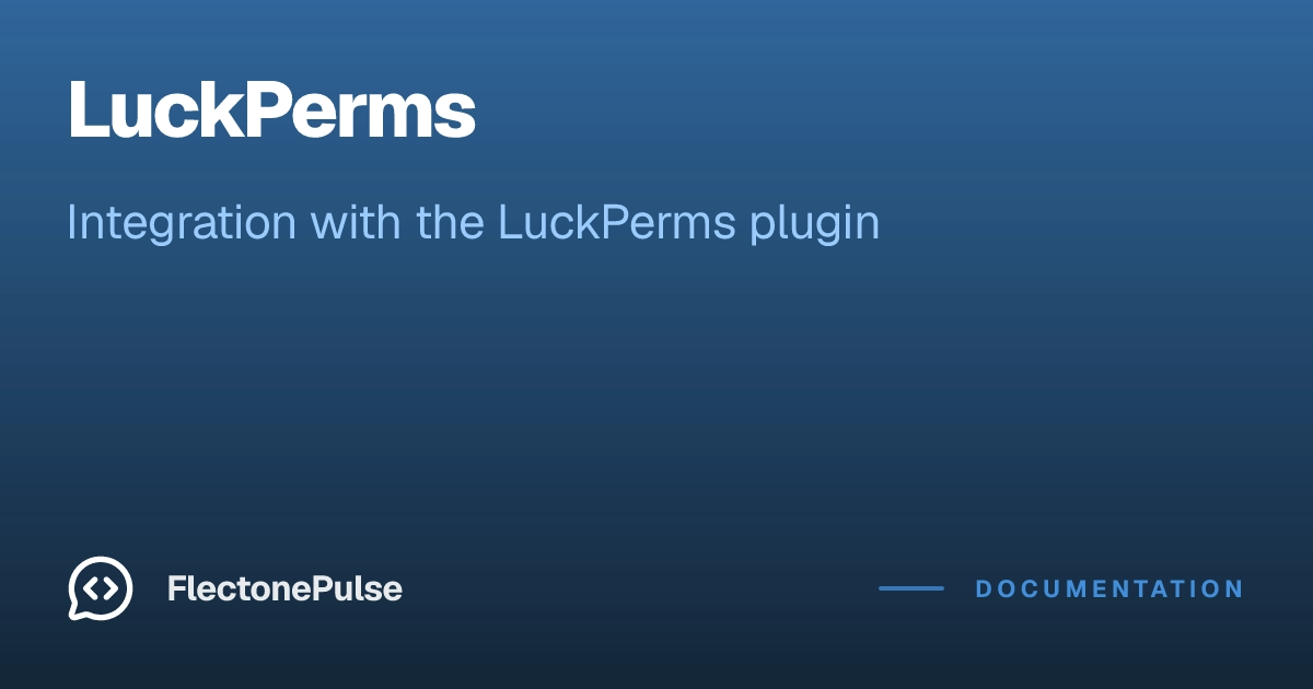 LuckPerms | FlectonePulse