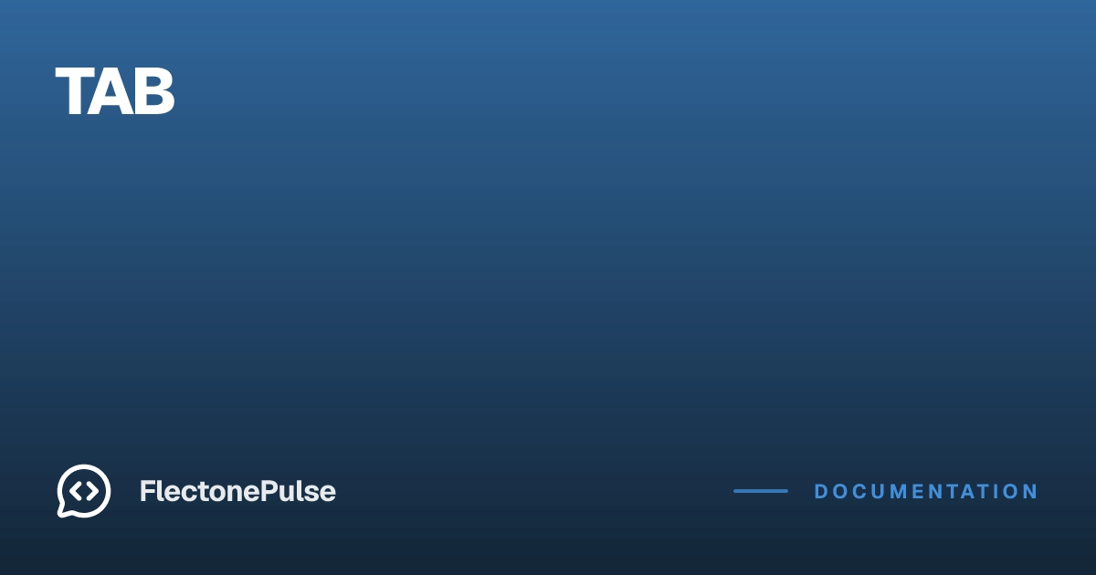 TAB | FlectonePulse